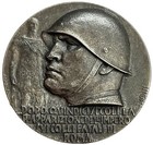 1935 SILVER PREMIER BENITO MUSSOLINI / JULIUS CAESAR 44mm S. JOHNSON ...