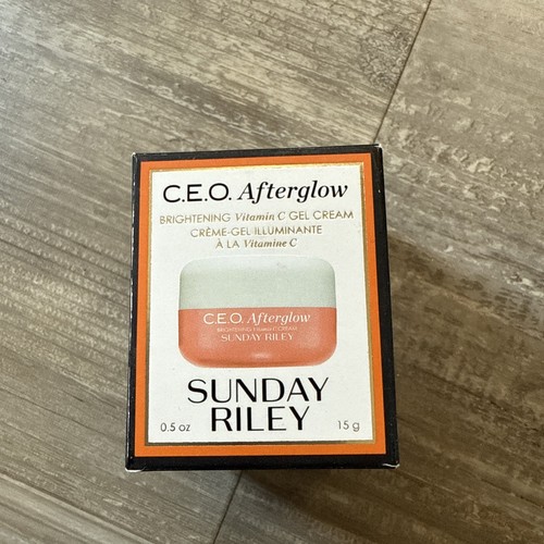 Sunday Riley C.E.O. Afterglow Vitamin C Rich Hydration Face Cream 0.5oz ...