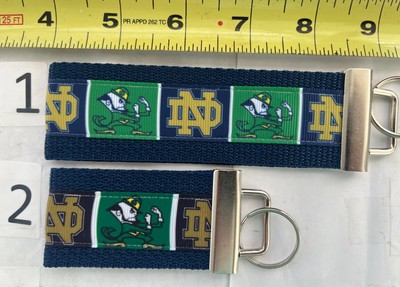 Notre Dame Keychain college Fob Stocking Stuffer Gift 4 Him Her Irish ...