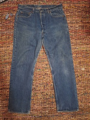 Vintage 1987 Levi's 501 Button Fly Stamp #546 Made in USA 36x30 Jeans ...