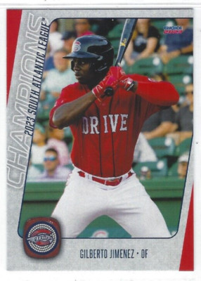 2023 Greenville Drive (Class A-Boston Red Sox) Champions Gilberto Jimenez | eBay