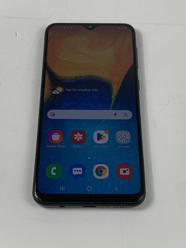 Samsung Galaxy A20 32GB (BOOST) SM-A205U Black - Back Glass Cracked | eBay