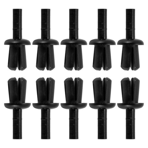 10x Plastic push pin expansion rivet trim clips screw panel fasteners ...