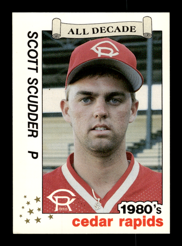 1990 Best Cedar Rapids Reds All Decade # 15 Scott Scudder Card ...