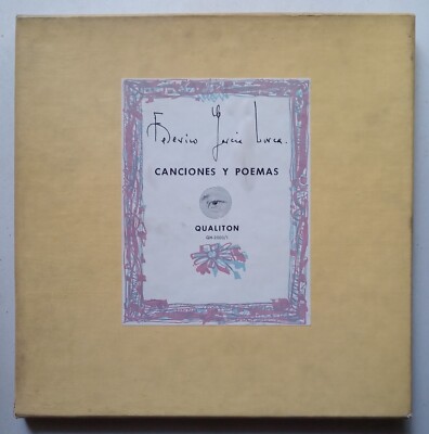 García Lorca, Federico - Canciones y Poemas - 2 discos CBS - Luis ...