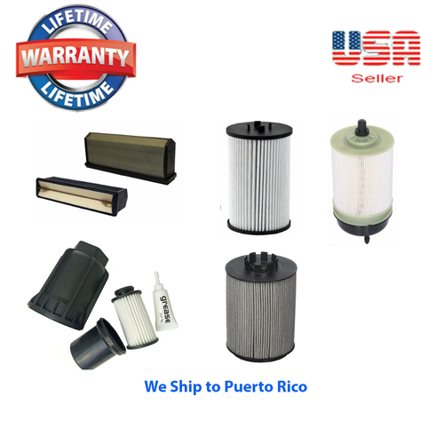 Set of 5 Filter UREA Water Diesel Lube Air FILTER for CASCADIA 116 DD13 ...
