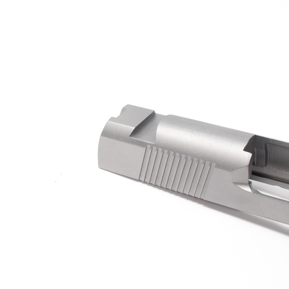 1911 Officer Slide - 45 ACP Stainless Swept Cut/ Thin Rear/ STD Sight ...