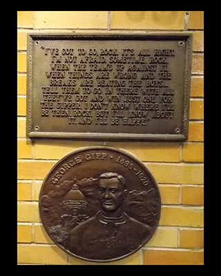 GEORGE GIPP THE GIPPER NOTRE DAME FIGHTING IRISH FOOTBALL 8X10 PHOTO | eBay