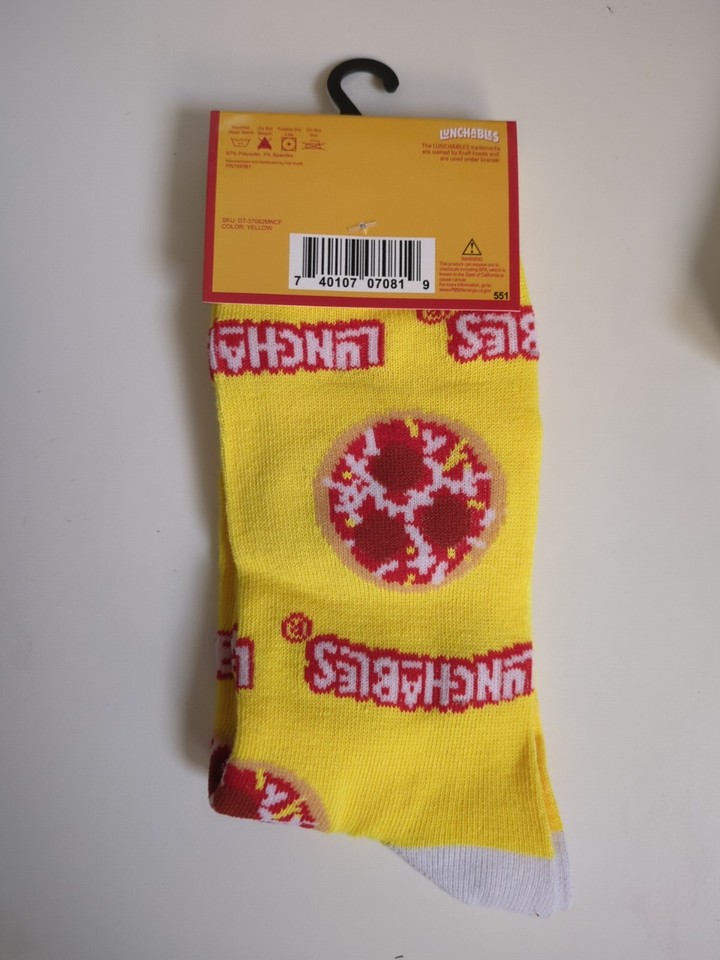 FUN SNACK SOCKS CREW SOCKS Men's Size 6-12 | eBay