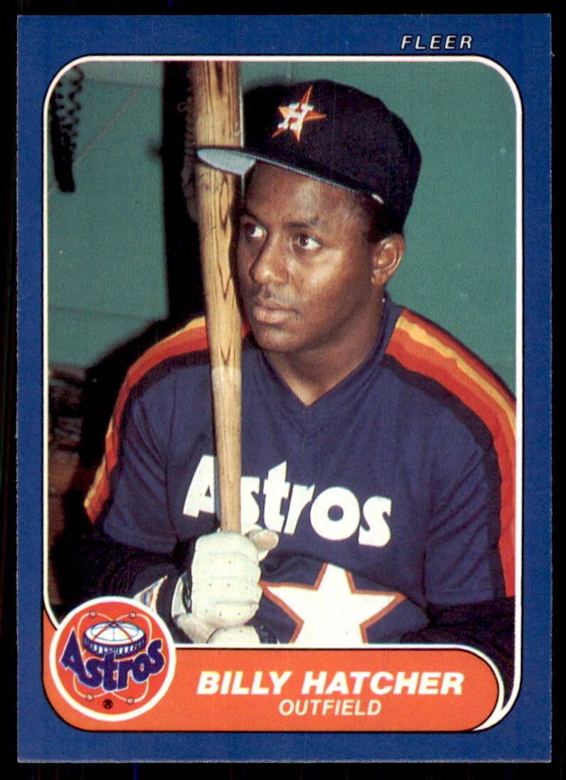 1986 Fleer Update Billy Hatcher Baseball Cards #U-49 | eBay