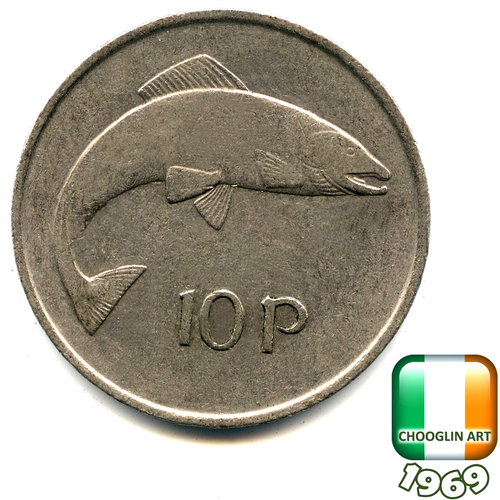 An IRISH 1969 TEN PENCE 10p coin, 55 Years Old! | eBay