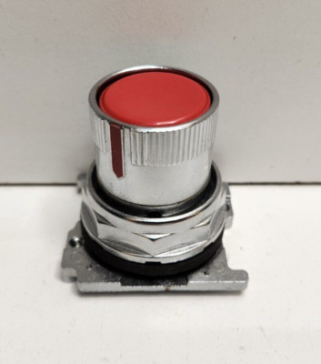 NEW OLD STOCK! CUTLER-HAMMER RED FLUSH PUSH BUTTON 10250T2424 | eBay
