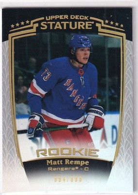 24/25 UD STATURE MATT REMPE RC SP ROOKIE /999 #42 | eBay