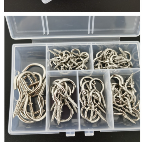 Question Mark Ceiling Hook Screw Set with Ring Nuts | eBay