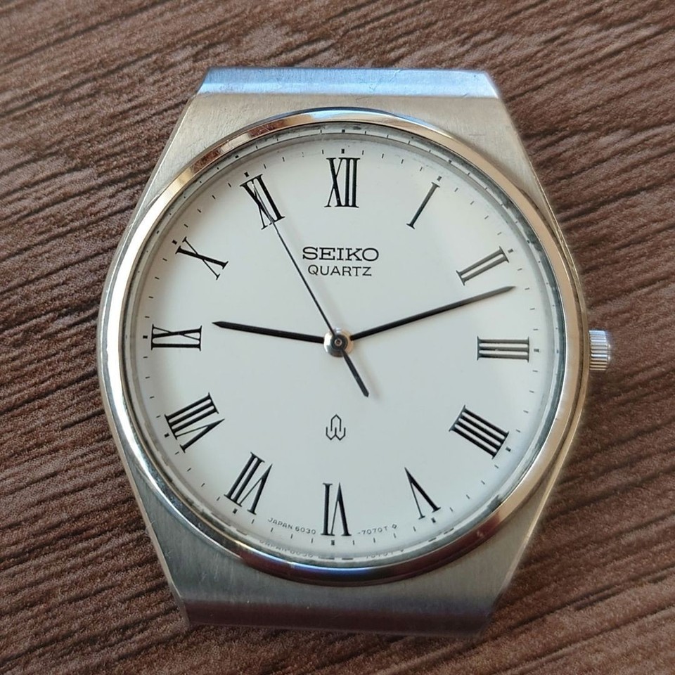 Seiko Seagull Seagull 6030-7070 Analog Quartz Men Seagull Men'S Vintage ...