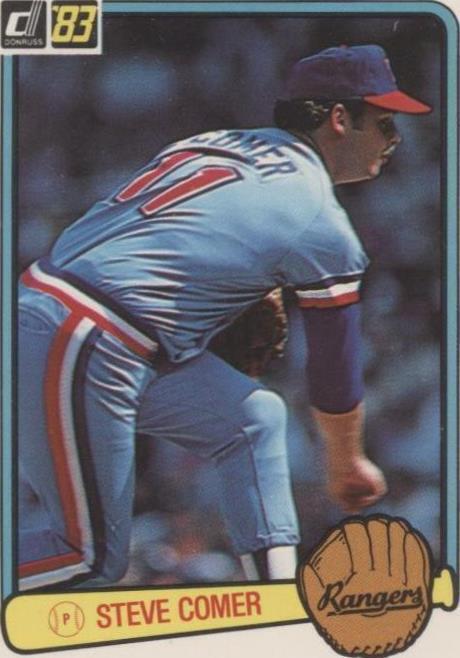 1983 Donruss - Steve Comer #163 for sale online | eBay