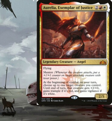 Aurelia, Exemplar of Justice Boros ANGELS Commander Deck Magic Ready-to ...