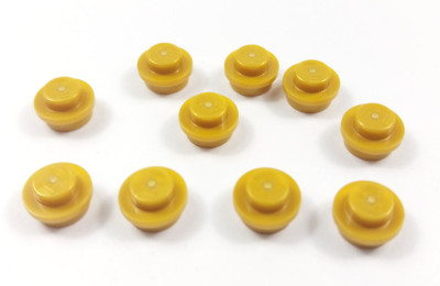 LEGO x10 Pearl Gold Plate Round 1x1 Réf 4073 | eBay
