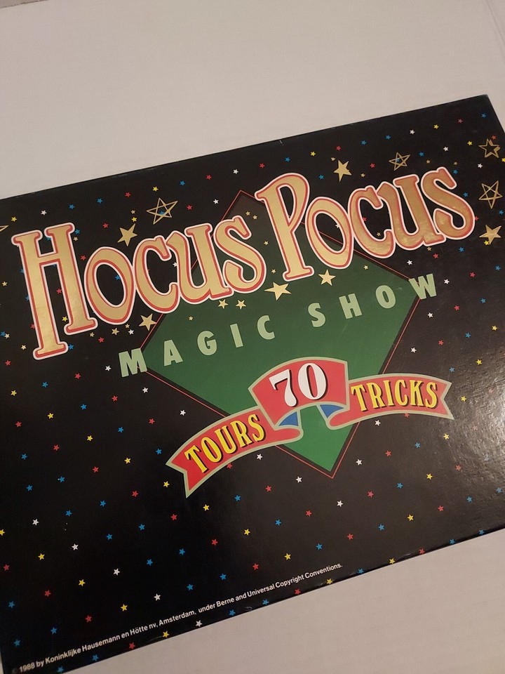 Hocus Pocus Magic Show 70 Tours Tricks 1988 Magic Tricks Vintage | eBay