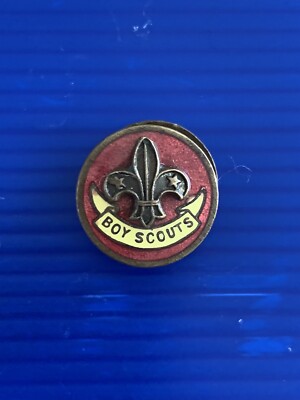 Very Old Boy Scouts Vintage Enamel Lapel Badge | eBay UK
