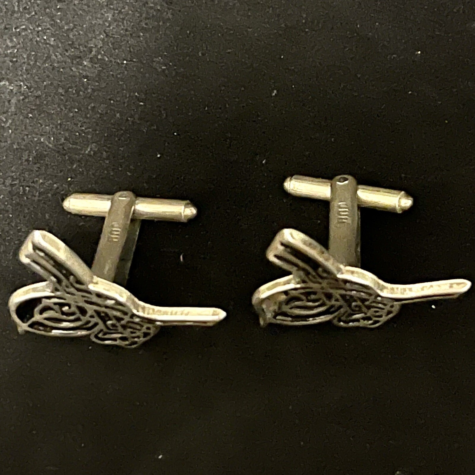 Tughra Sultan Signature Symbol Continental Silver 800… - Gem