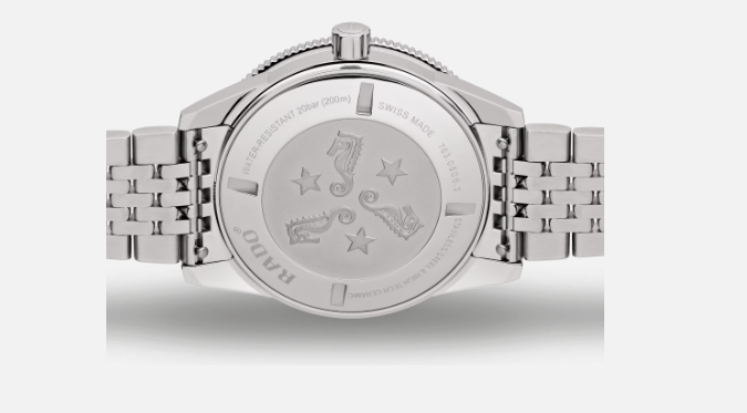 Rado Captain Cook Automatic Black Dial Stainless Steel Men's Watch ...