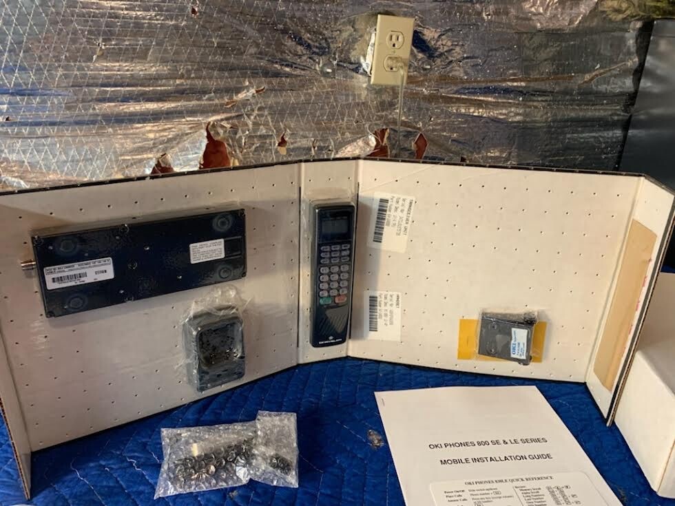 NOS OEM Genuine OKI Chrysler DSM Car Phone Telephone Mobile Handset Kit ...