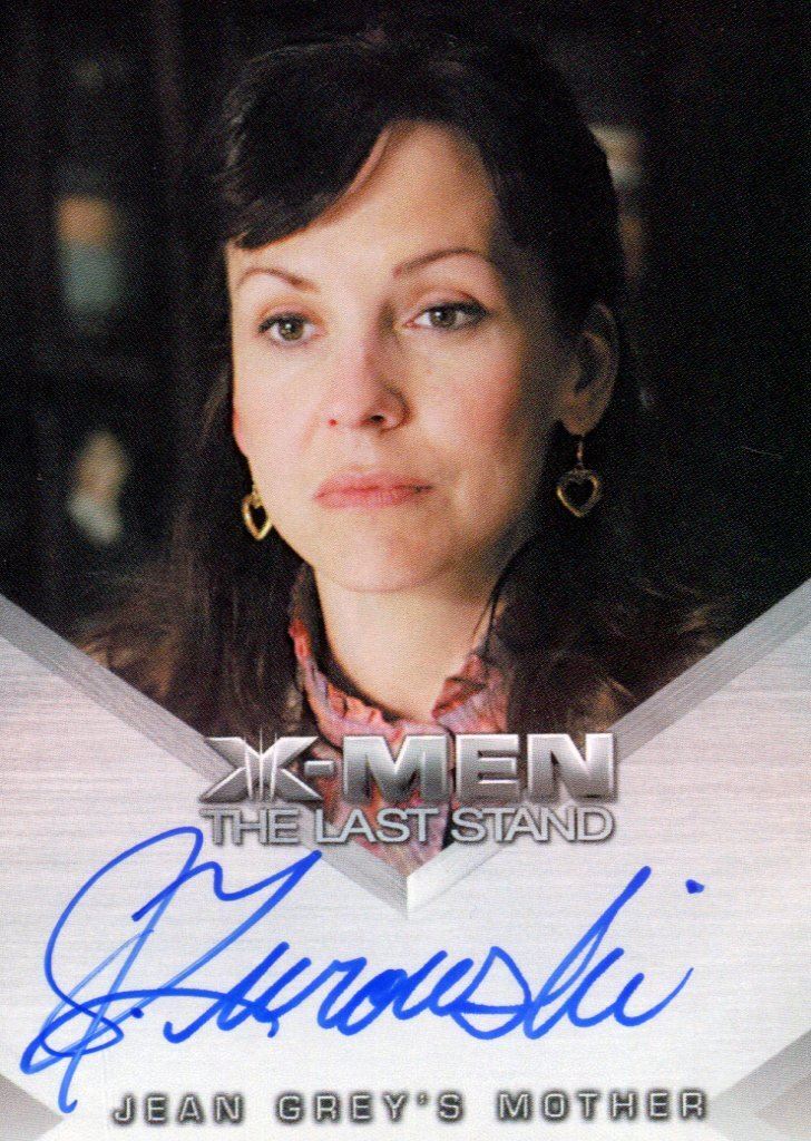 X-Men The Last Stand Autograph Card Desiree Zurowski as Jean Grey's ...