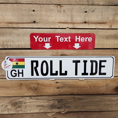 GHANA, EURO TAG, BMW, European style License Plate, Custom, ANY TEXT | eBay