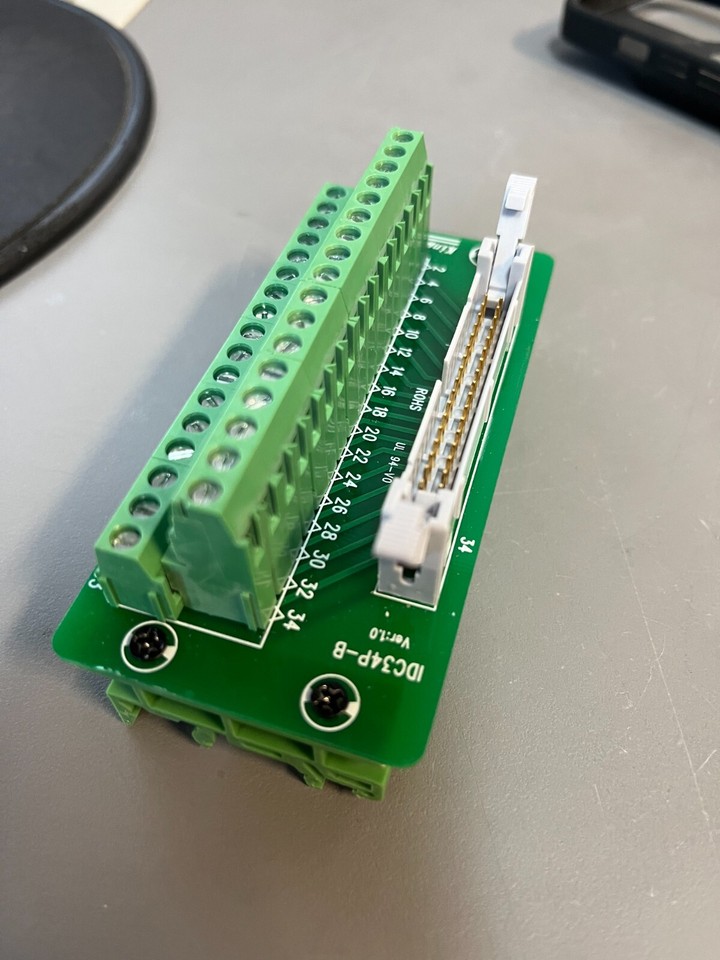IDC34P 34Pin Male Header Board Terminal Block Connector PLC Interface ...