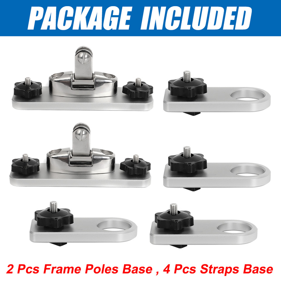 US For Lund G3 Boat Sport Track Bimini Top Mount / Boat Bimini Top ...