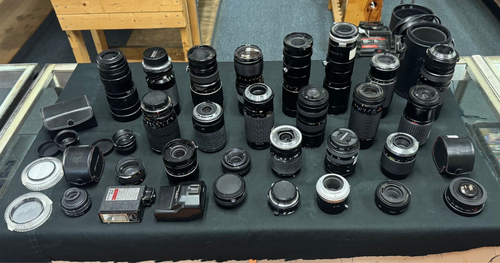 Lot of Vintage Camera Lenses & Parts *PARTS ONLY* *UNTESTED* | eBay