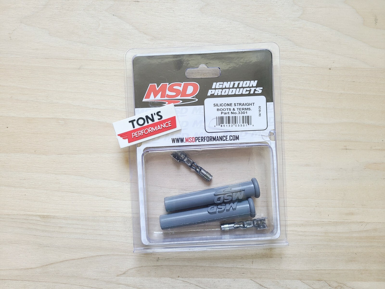 MSD 3301 Spark Plug Wire Plug Boots & Terminals Straight 180 Multi ...