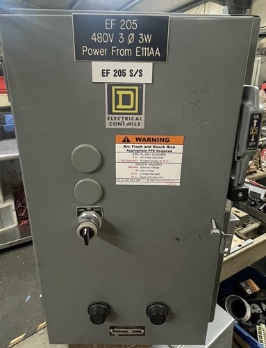 SQUARE D SIZE 1 COMBO STARTER W/ 25 AMP BREAKER 120V COIL | eBay