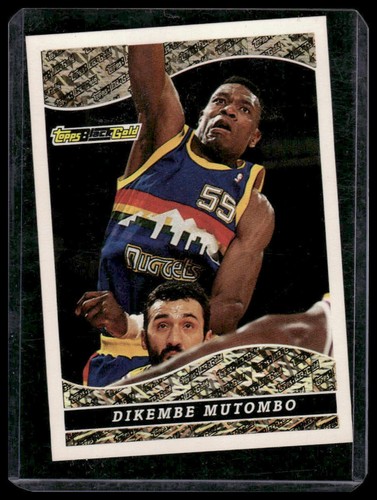 1993-94 Topps #12 Dikembe Mutombo Black Gold | eBay