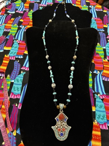 Native American necklace Cherokee tears turquoise JB Smiles A lot | eBay