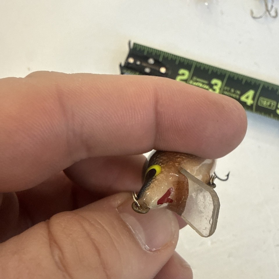 Vintage Jim Glass Unknown Color Custom Balsa Fishing Lure Crank Bait ...