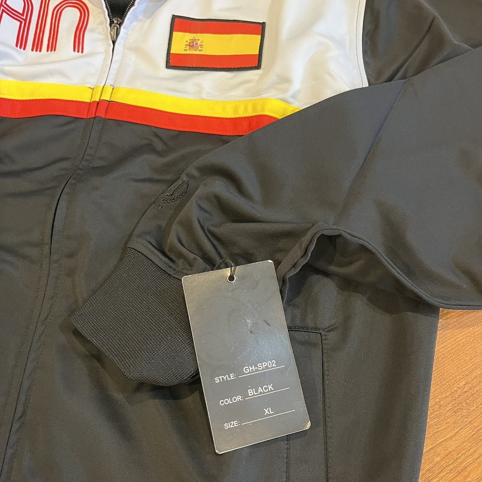 NWT Ghast SPAIN Flag Track Futbol Soccer Jacket NEW Men’s XL | eBay