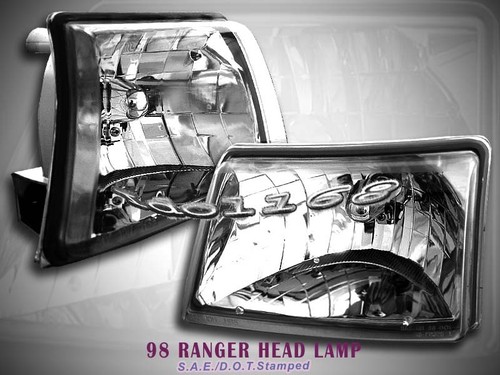 1998 1999 2000 Ford Ranger XLT Crystal Clear Headlights | eBay