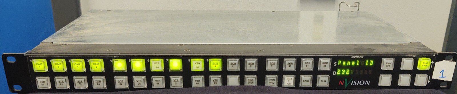 Miranda Nvision Router Control Panel NV9602 (#1) | eBay