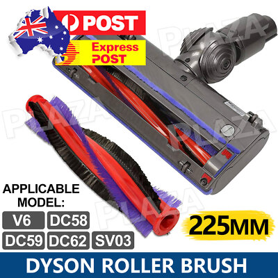225mm Roller Brush Bar Slim Motor Head For Dyson V6 DC58 DC59 Vacuum ...