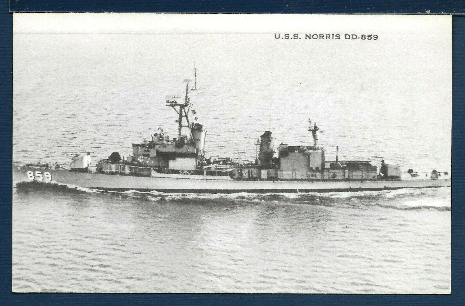 USS NORRIS DD-859 Destroyer | eBay