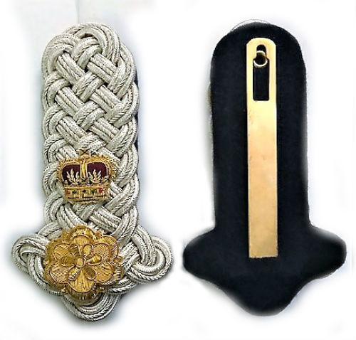 UK ROYAL BRITISH HERALDRY PARLIAMENT OFFICE LORD UNIFORM EPAULETTE PAIR ...