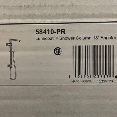 Delta 58410-PR Emerge 18" Angular Shower Column With Integrated ...