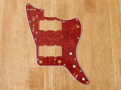 PICKGUARD RED TORTOISE SHELL 4 PLY FOR FENDER JAZZMASTER | eBay