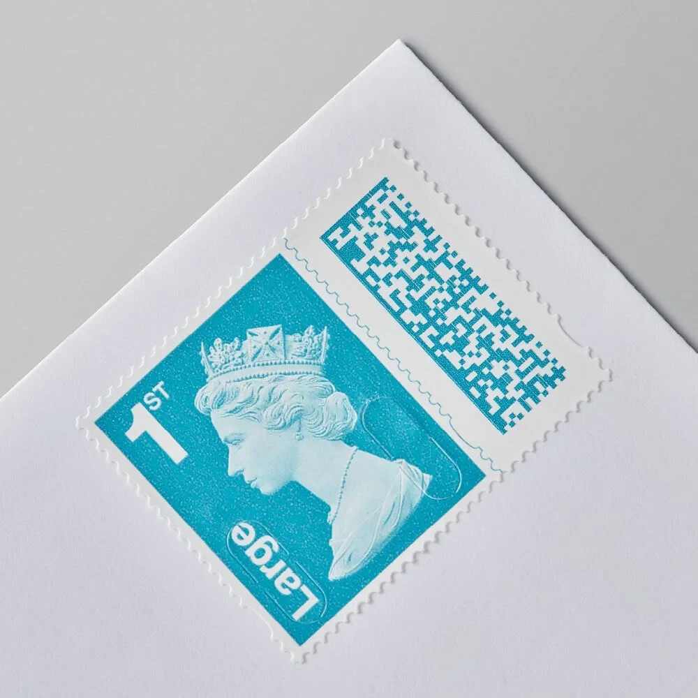 1st 2nd Class Postage Stamps 100% Genuine Royal Mail Barcode Letter ...