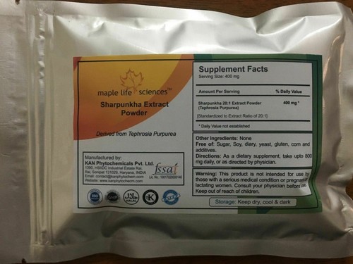 Tephrosia Purpurea Extract Powder Sharpunkha Diuretic Laxative ...