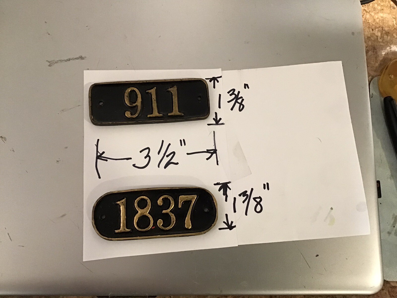 gamewell Police Call box number plate | eBay