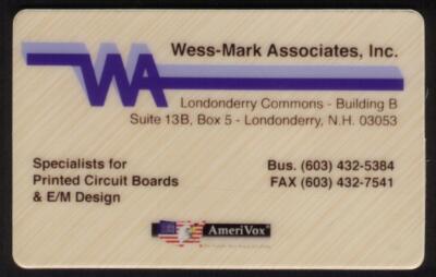 Wess-Mark Associates, Inc. NH (Printed Circuit Boards Designs) PROOF ...