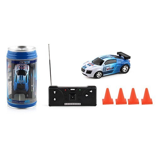 Micro Racing Car Coke Can Car Mini Speed RC Radio Remote Control Xmas ...